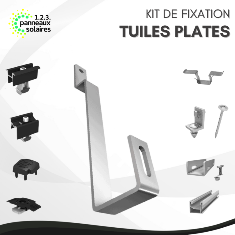 Kit fixations toiture – tuile plate – 1.2.3. Panneaux Solaires